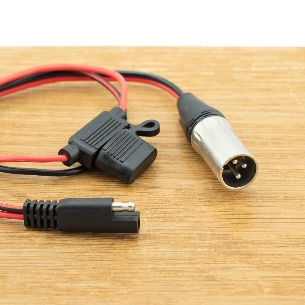 KIT S3 kabel SAE - XLR 3-pins 0.45M » EConsument.nl