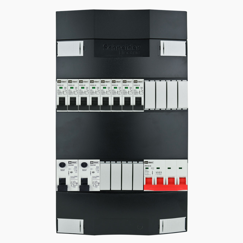 Groepenkast 8 groepen 220x380mm 3 fase Hoofdschakelaar » EConsument.nl