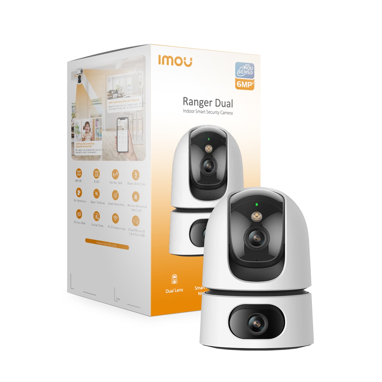 Imou Ranger Dual 6MP IP-camera Wit » EConsument.nl